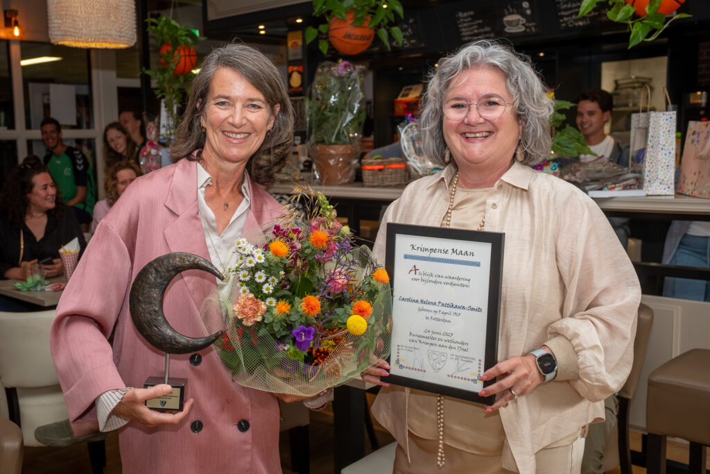 Krimpense Maan uitgereikt aan Karin Pattikawa - CKZ Vandaag